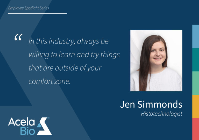 AcelaBio – Employee Spotlight presents, Jen Simmonds – AcelaBio